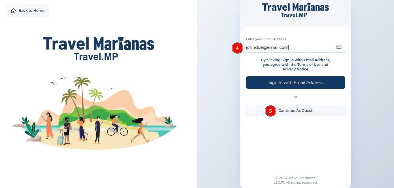 Help - Travel Declaration Forms